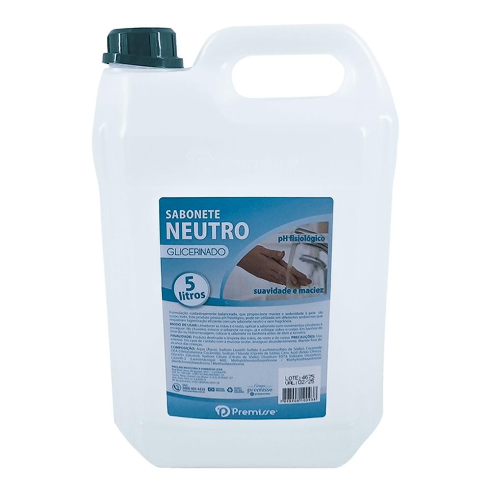 Sabonete Líquido Neutro Glicerinado 5 Litros | Shopee Brasil