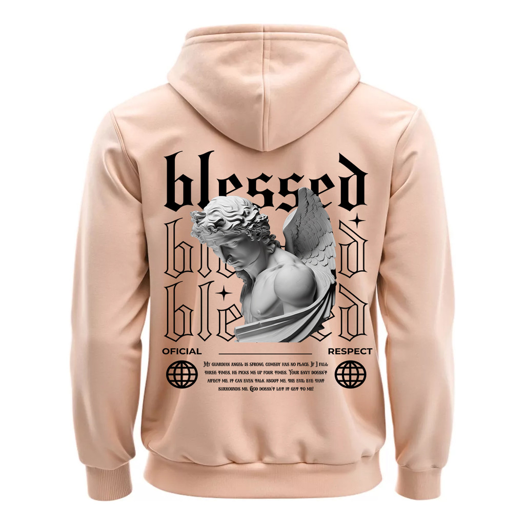 Casaco Masculino Blessed Respect Moletom Streetwear Forrado | Shopee Brasil