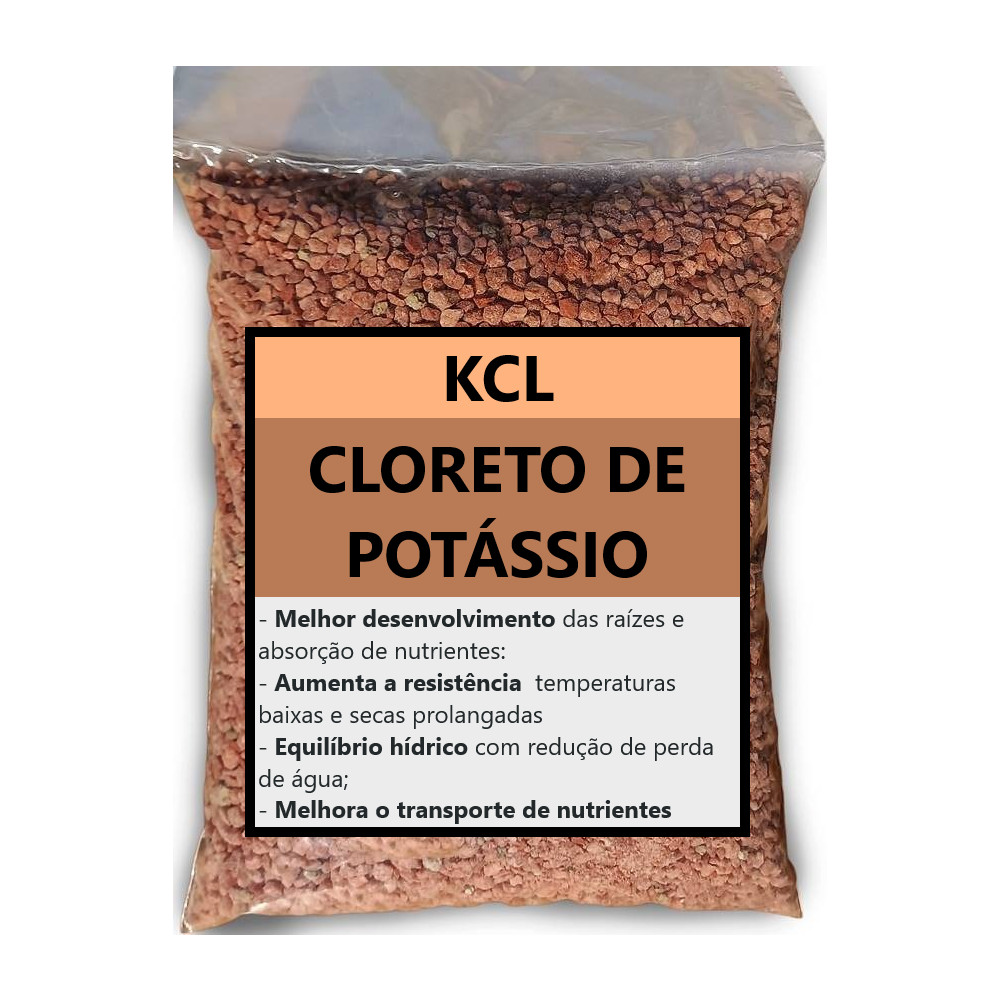 Adubo Fertilizante Cloreto de Potássio KCL - 5k | Shopee Brasil