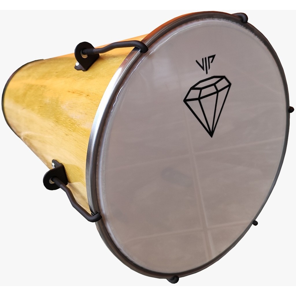 Timba Percussão Pagode Samba Madeira Verniz 50x11 Pele Leitosa VIP ...