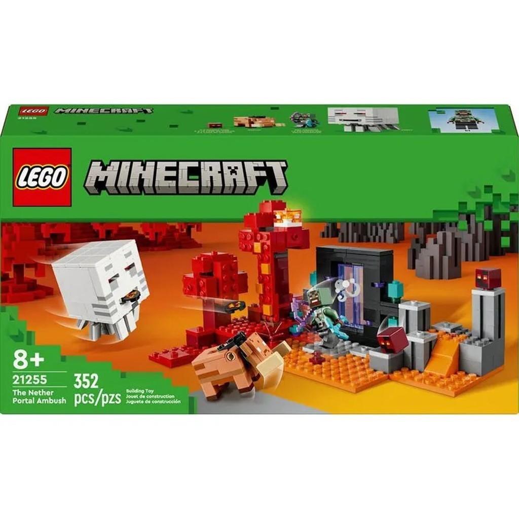 A Emboscada No Portal Nether Lego Minecraft | Shopee Brasil