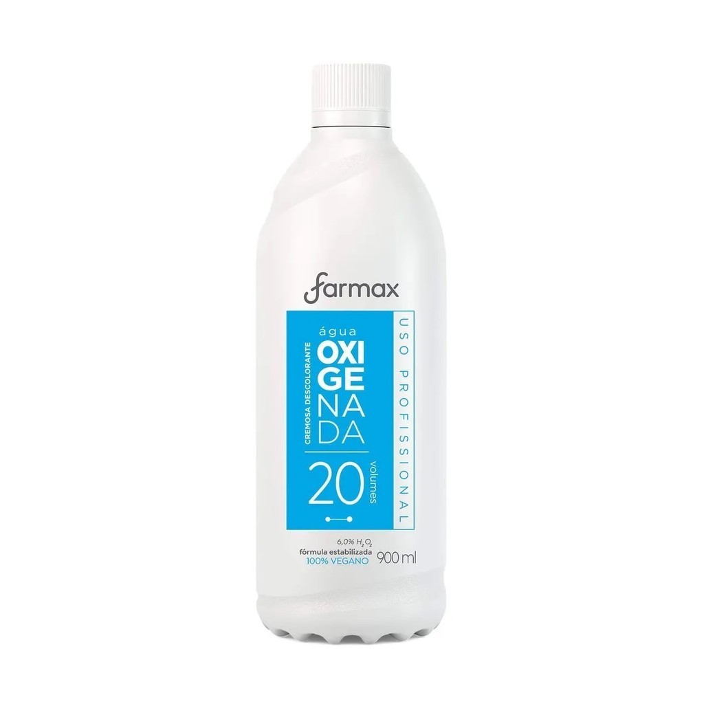 Água Oxigenada Farmax 20 Volumes 900ml | Shopee Brasil
