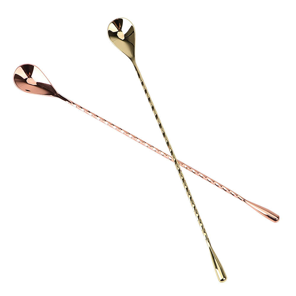 Colher de Mistura Aço Inoxidável 30/40cm Teadrop Ferramenta Bartender ...