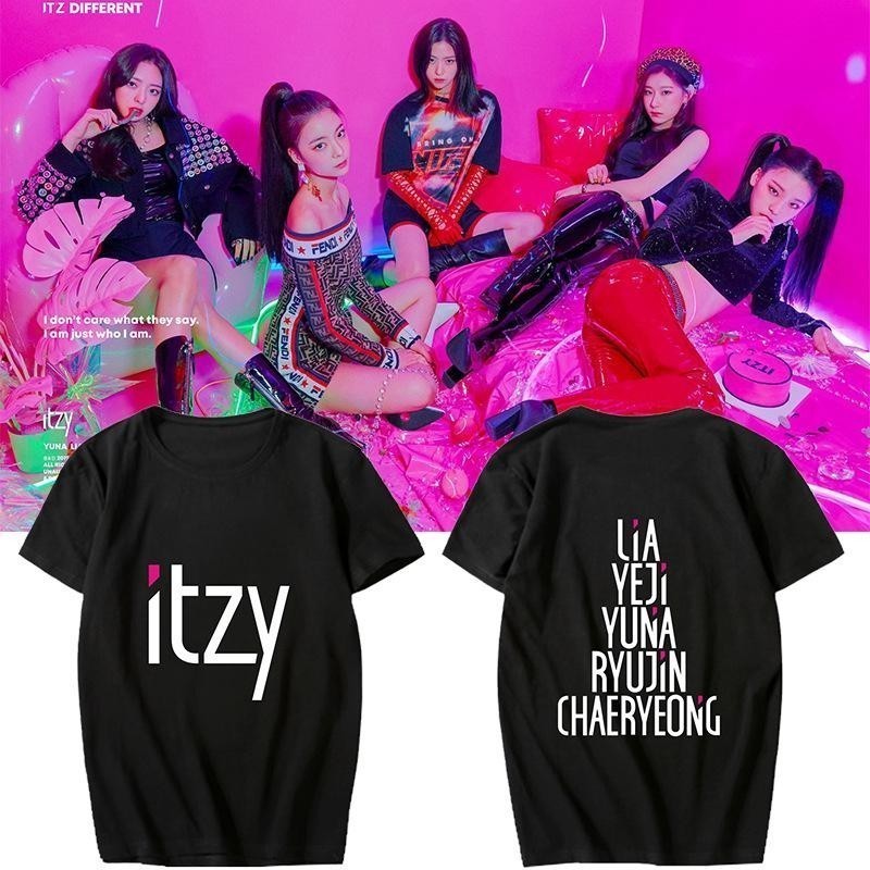 Camiseta T-shirt Unissex Algodão Grupo Kpop Itzy Integrantes Lia Yeje ...