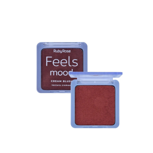 Cream Blush Feels Mood - Cor Wild Fire - Ruby Rose | Shopee Brasil