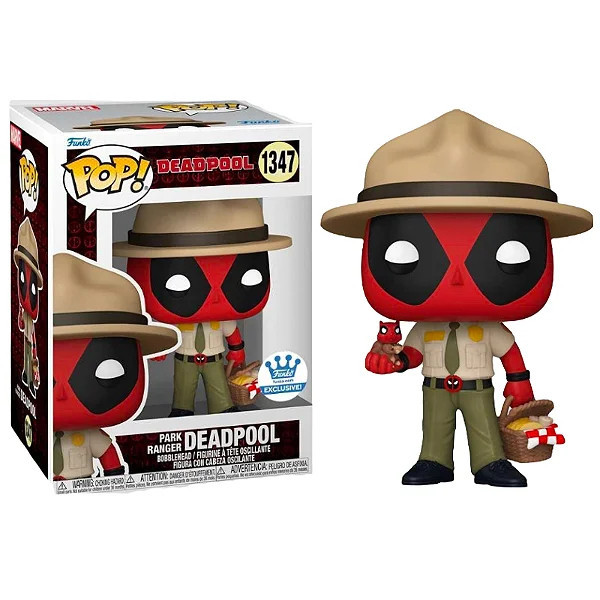Funko Pop! Marvel Park Ranger Deadpool 1347 Exclusivo | Shopee Brasil