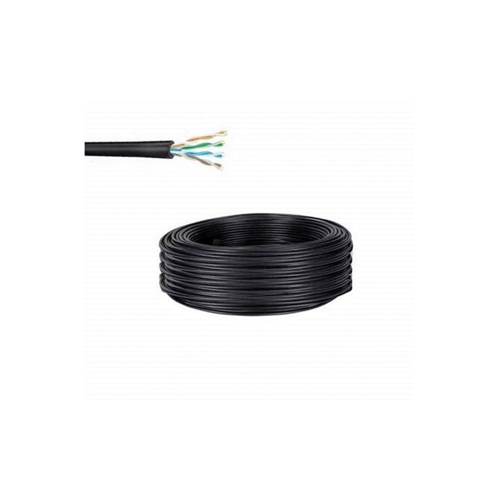 Cabo Para Alarme Cftv 8 Vias Utp 50 Metros PRETO | Shopee Brasil