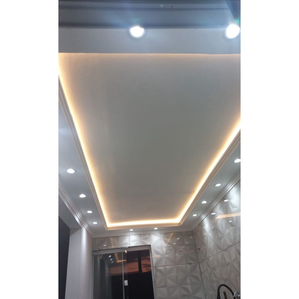 Spot Led Moldura Sanca Sanca de Spot 2 Metros + Roda Teto | Shopee Brasil