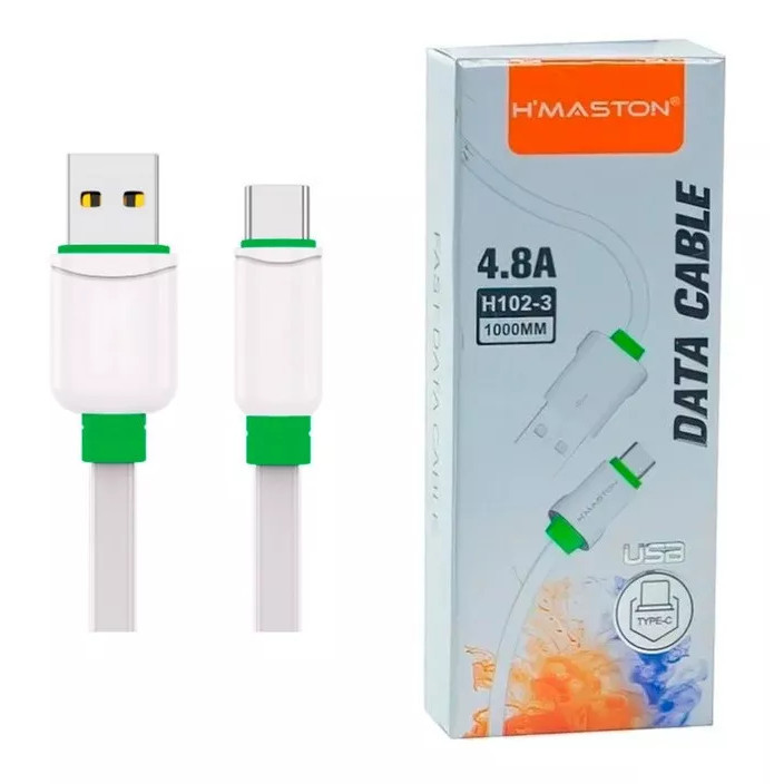 Cabo tipo c Hmaston Carregador USB 4.8A Turbo carregamento rapido ...