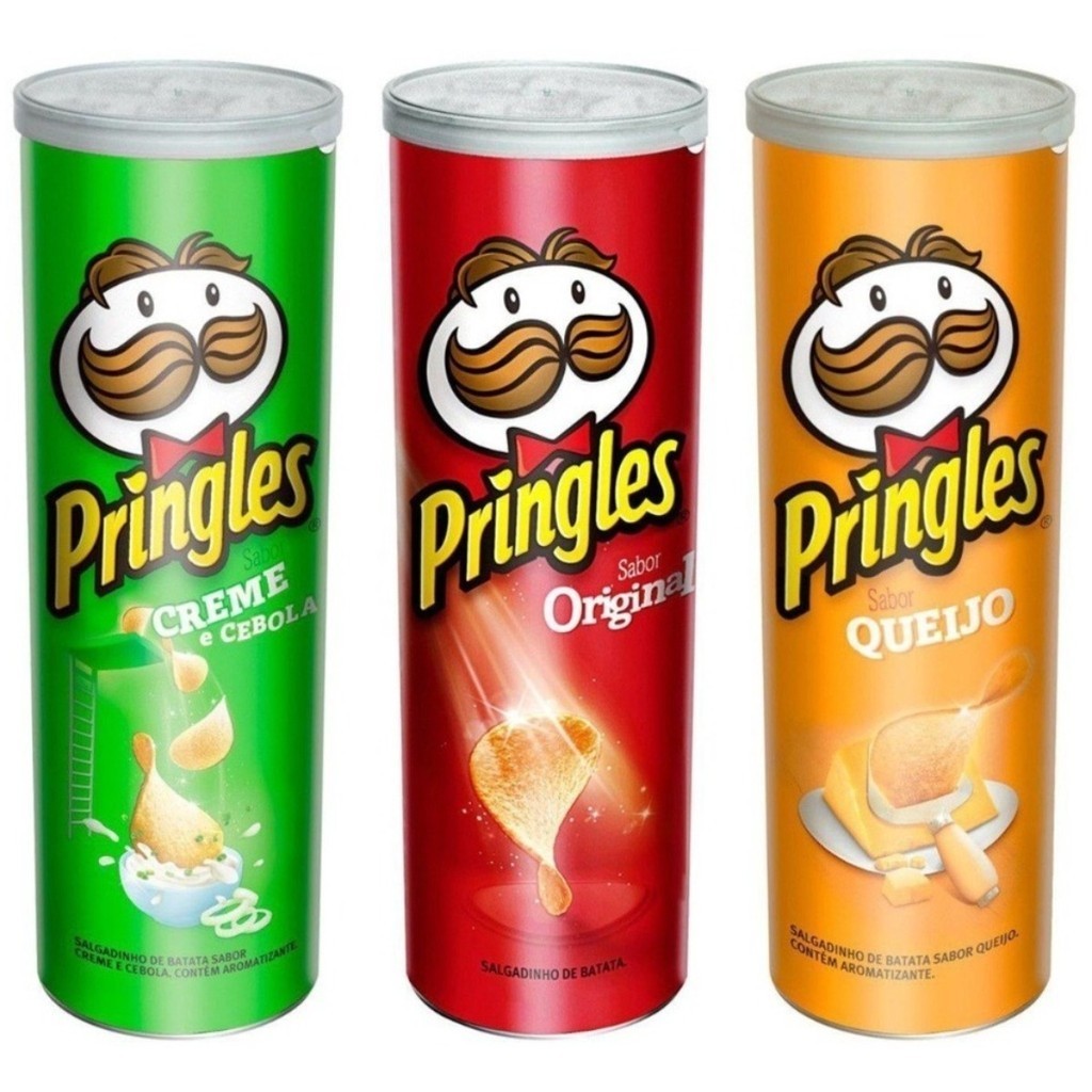 Batata Pringles 03 Latas Com 84g Cada - Sabores Sortidos conforme ...