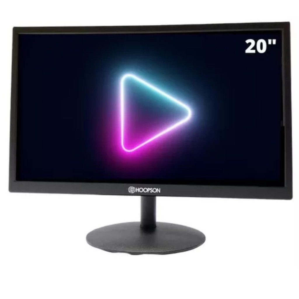 Monitor Led 20 Polegadas Hoopson Mh-20 Hdmi Vga 60hz 5ms | Shopee Brasil
