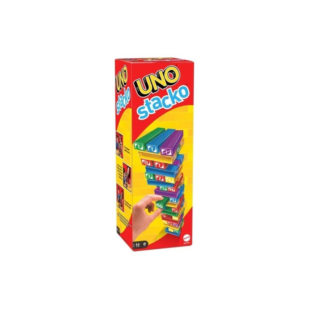 Jogo Uno Stacko Torre De Empilhar Mattel | Shopee Brasil