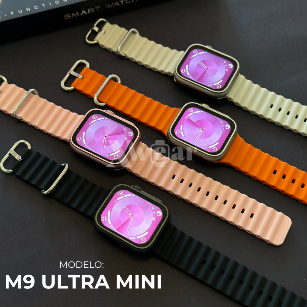 Lançamento Relógio inteligente M9 - Série 9 Ultra Mini 41mm Faz e ...
