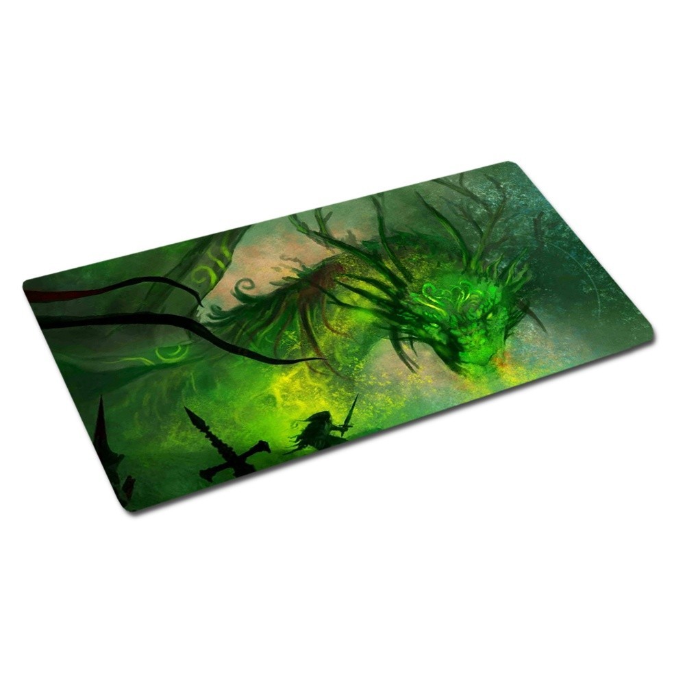 Mouse Pad Gamer 54x32 Efeito Dragão Verde LC | Shopee Brasil