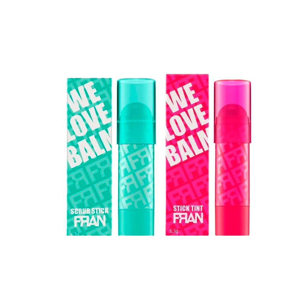 Kit Stick Balm Bamboo e Pink Fran by Franciny Ehlke | Shopee Brasil