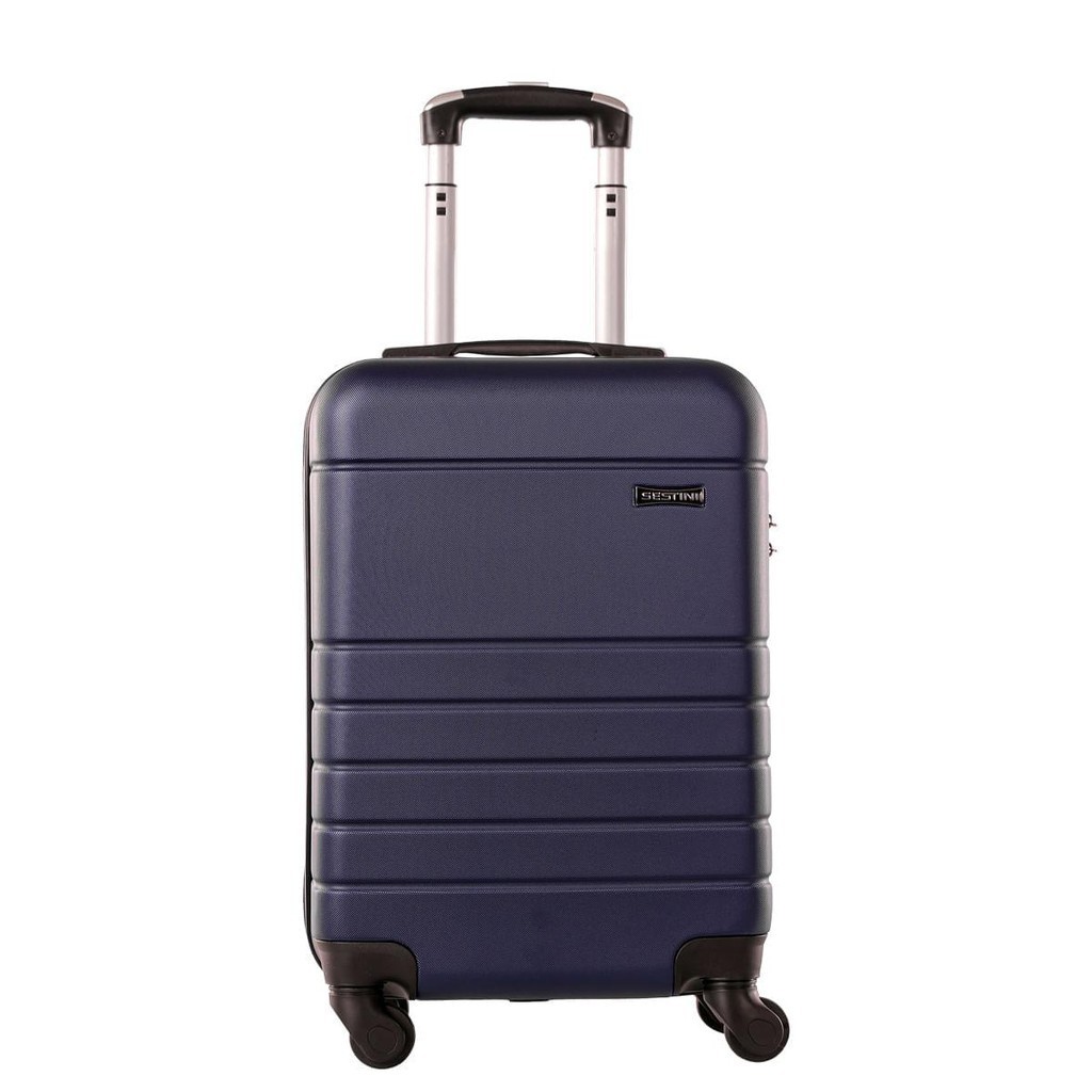 Mala de Viagem Bordo com Rodas 360° Essencial - Azul Marinho | Shopee ...