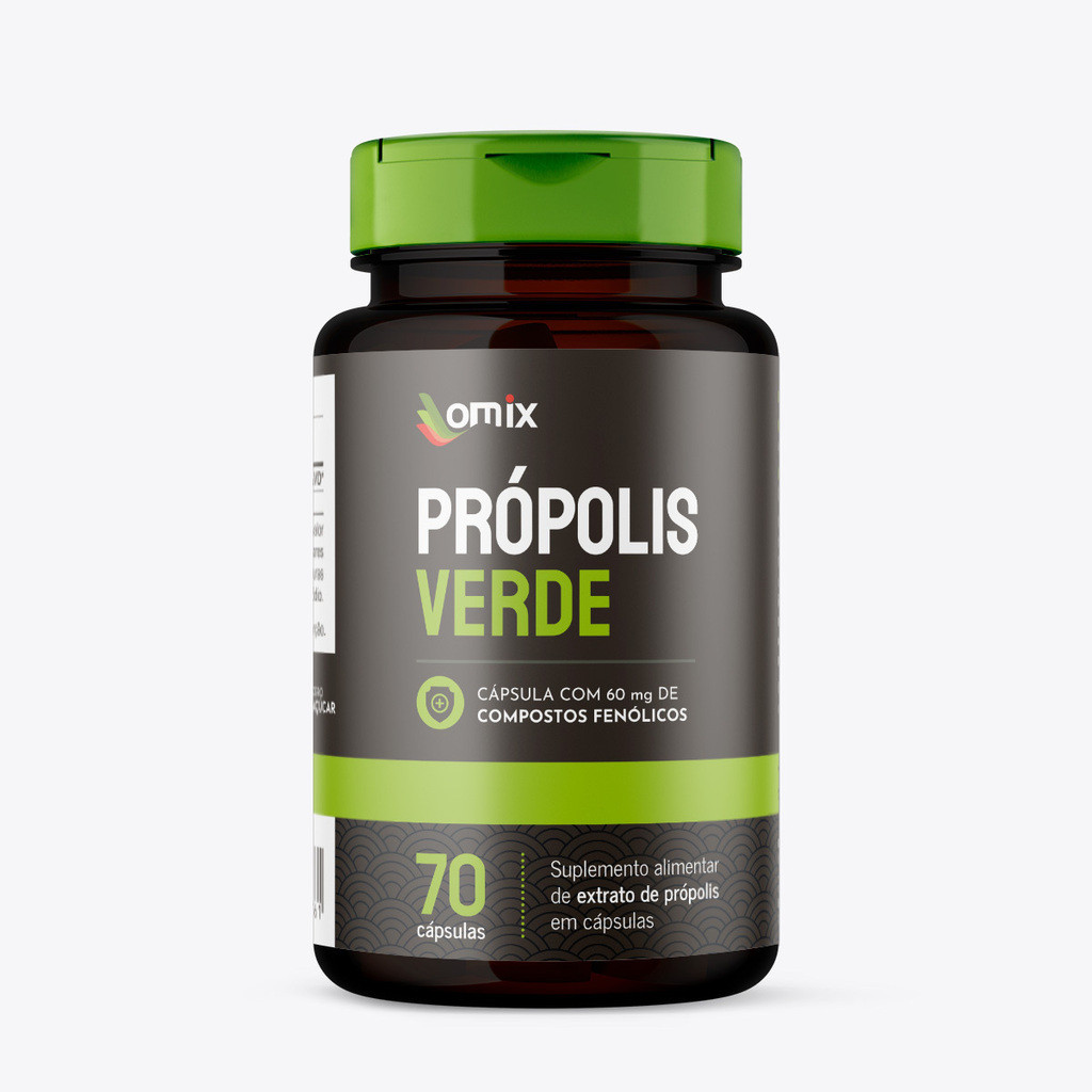 Própolis Verde - 70 cápsulas | Shopee Brasil