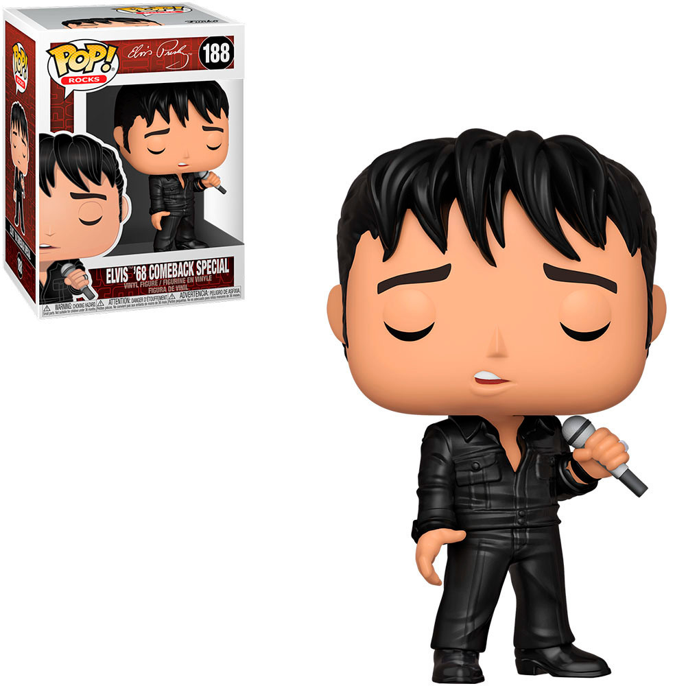 Funko Pop! Rocks Elvis Presley Elvis 68 Comeback Special 188 | Shopee ...