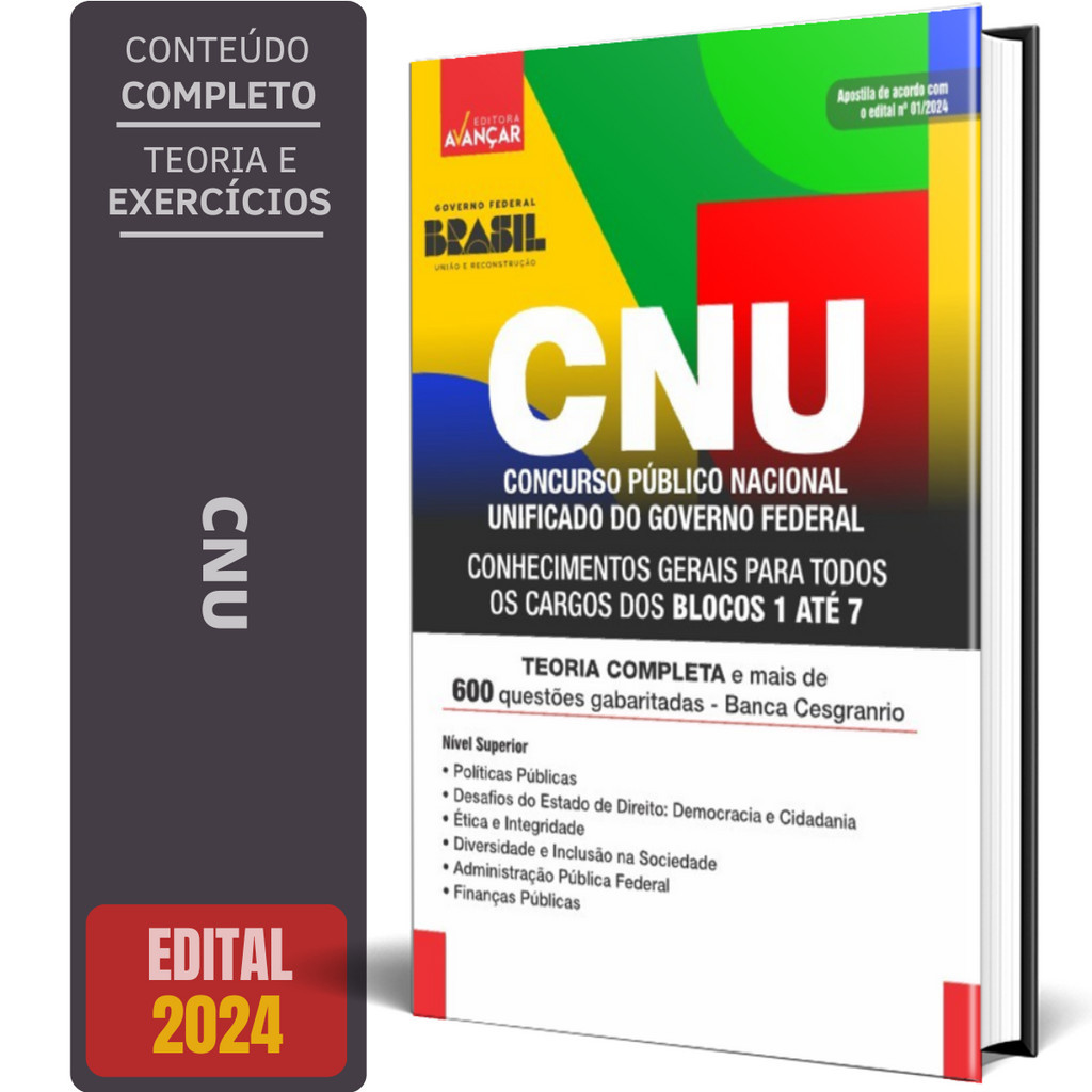 Apostila Cnu 2024 - Conhecimentos Gerais Para os Cargos dos Blocos 1 ... Apostila Cnu 2024 - Conhecimentos Gerais Para os Cargos dos Blocos 1 ...