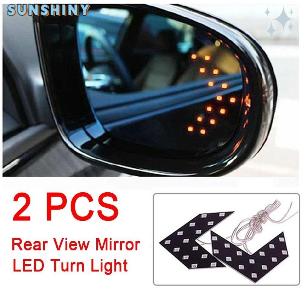SUNSHINY Luz De Espelho Retrovisor Do Carro Led , 12 V Painel De Seta ...
