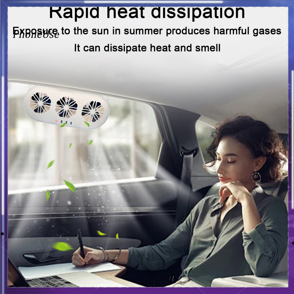 Solar Panel Car Ventilation Fan High-efficiency Window for Heat ...
