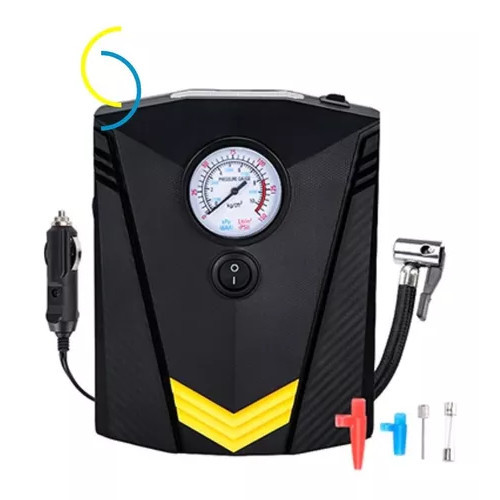 Bomba para Encher Pneu de Carro, Bike, Moto Elétrica ~12v - Oferta Exclusiva DomStore | Shopee ...