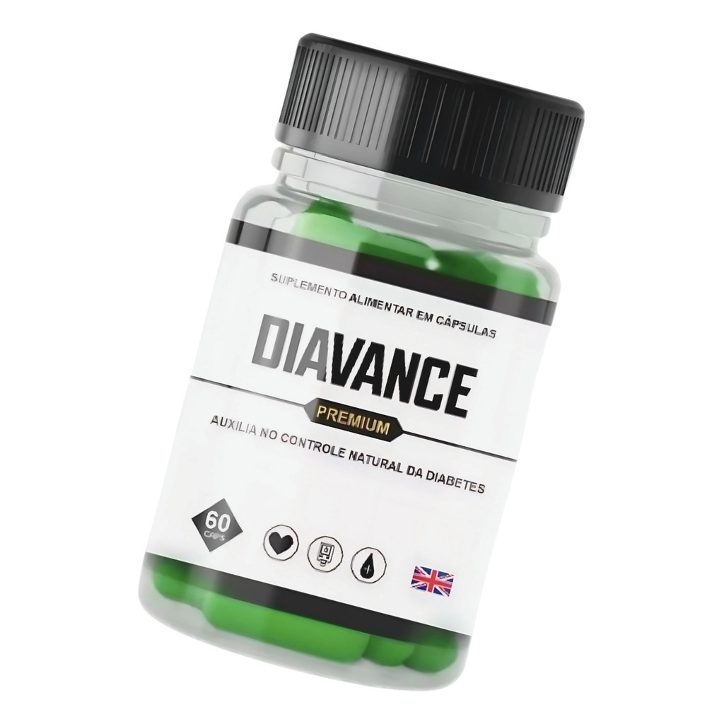 1 Pote Diavance Premium 60 Cáps Estabilidade Na Glicose | Shopee Brasil
