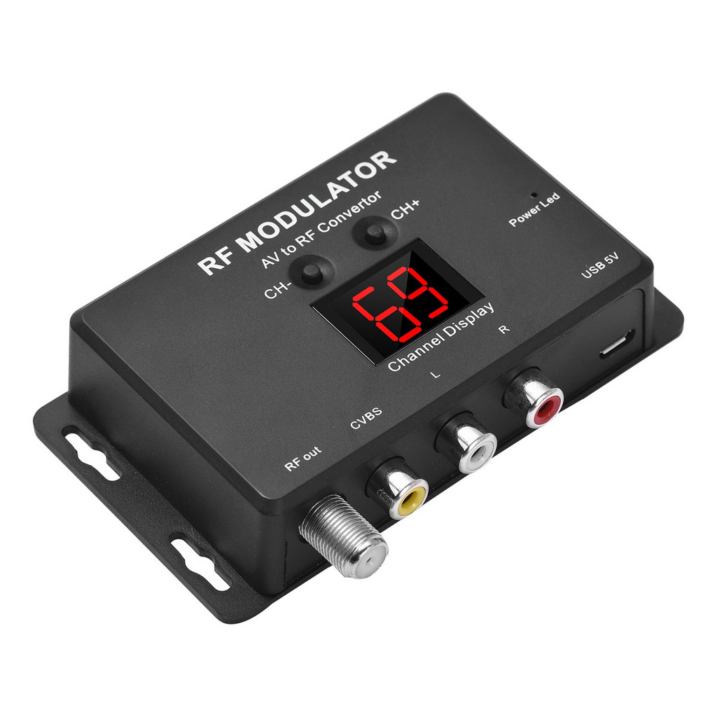 Modulador Para Conversor Modulador Rf Av M60 Rf | Shopee Brasil
