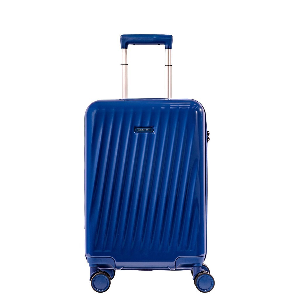 Mala de Viagem Bordo com Rodas 360° Trunk - Azul | Shopee Brasil