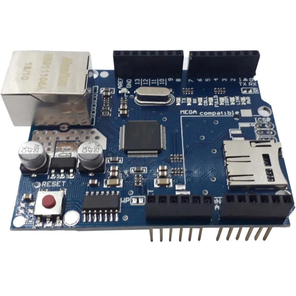 Ethernet Shield W5100 Slot Para Com Sd Card Para Arduino | Shopee Brasil