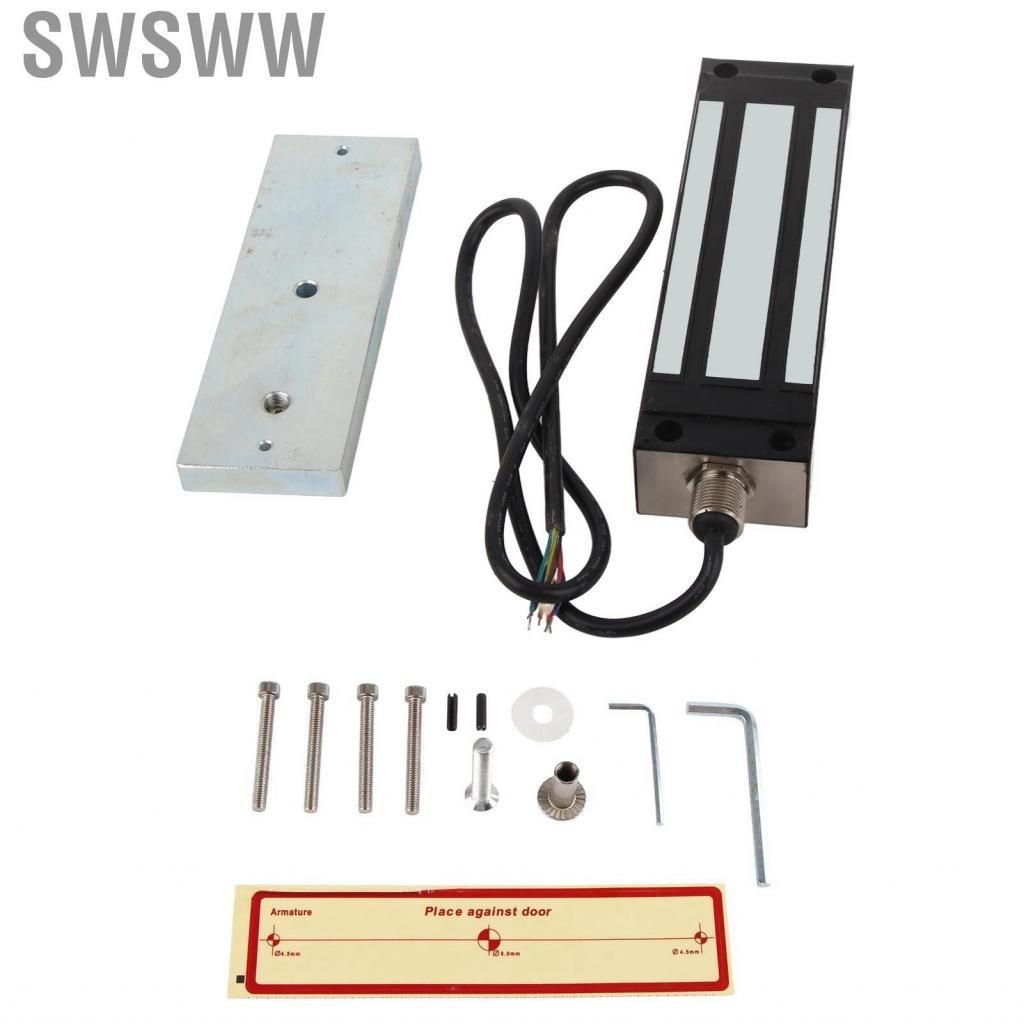Swsww Door Mag Lock Stainless Steel 500KG Holding Force Rustproof High ...