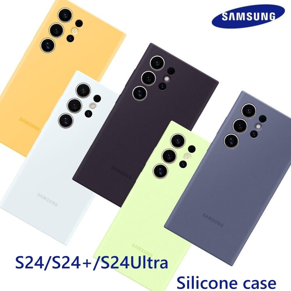 Capa Original Samsung Galaxy S24/S24 + De Silicone Ultra Macia Protetora De Alta Qualidade Para ...