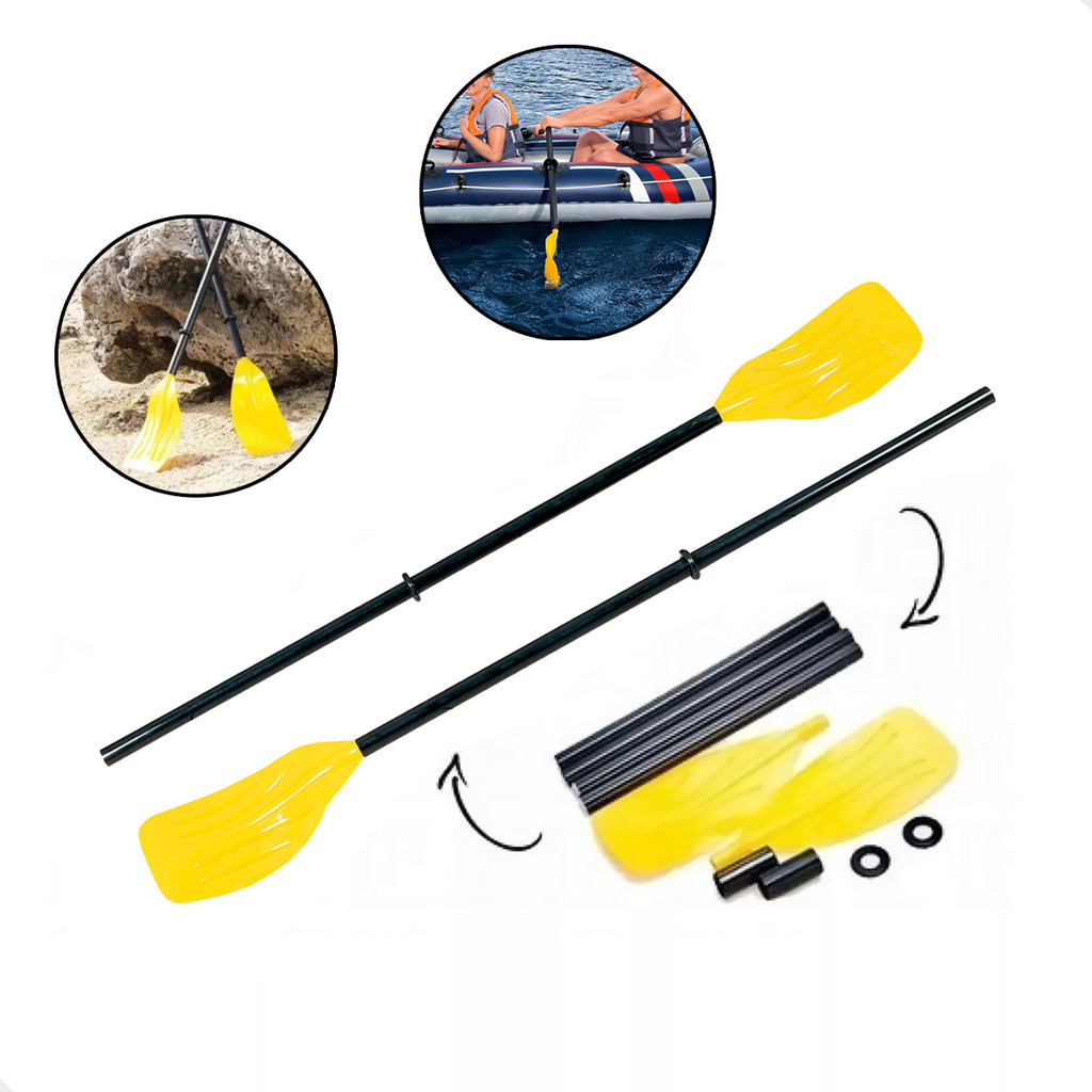 Par De Remos Regulável Plástico Para Botes Bestway 1,24m | Shopee Brasil