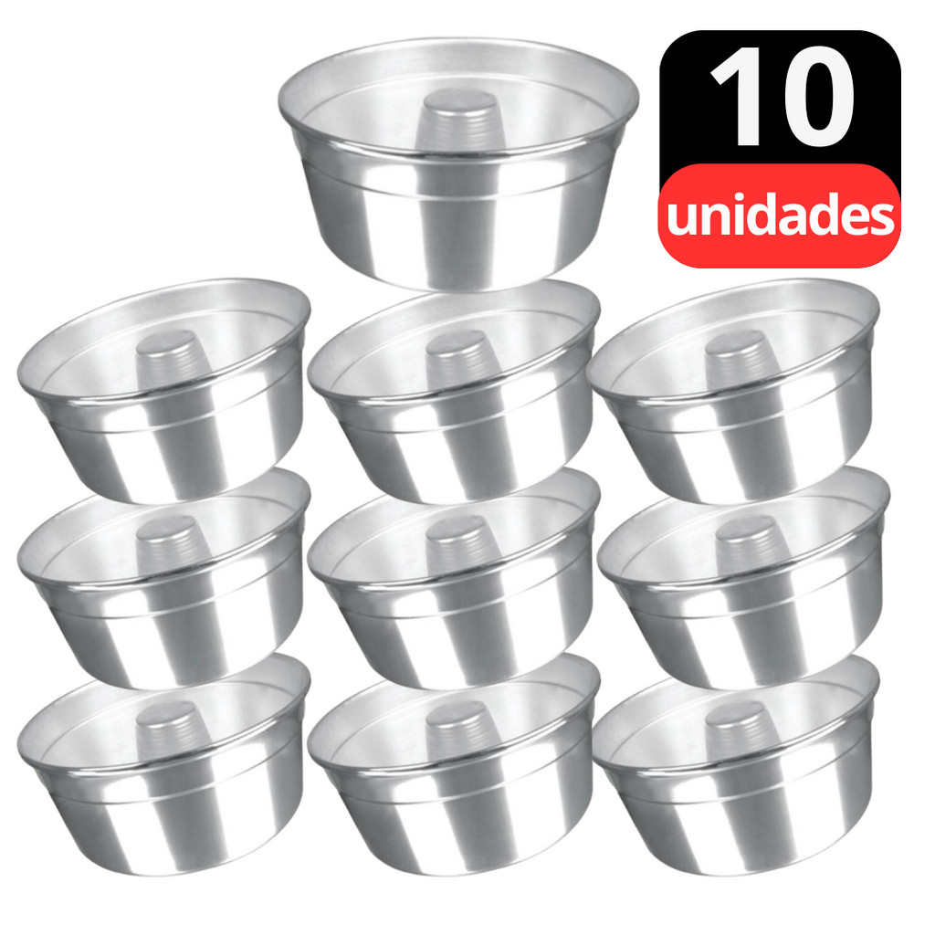 KIT Forma de Bolo 16,18,20,22 e 24cm Com Furo Central Ideal Para Bolos ...