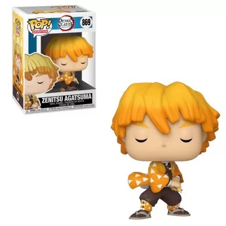 Funko Pop Demon Slayer Zenitsu Agatsuma 869 | Shopee Brasil
