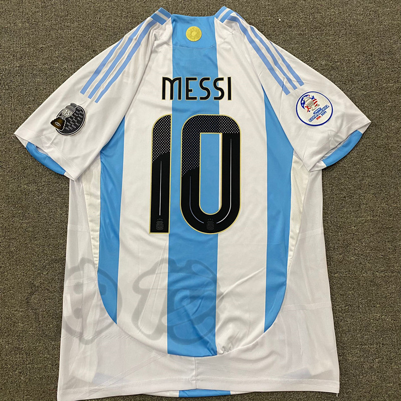 2024 Argentina Home Jersey Player Edição Copa América No. 10 Macy ...