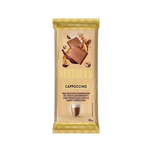 Barra Chocolate Coffee Creations Cappuccino 85G - HERSHEYS | Shopee Brasil