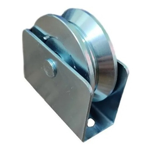 Roldana De Portão 4 Em (V) C/ Suporte E Rolamento 2 Unidades | Shopee ...