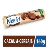 Biscoito integral com cacau e cereais 160g - Nesfit | Shopee Brasil