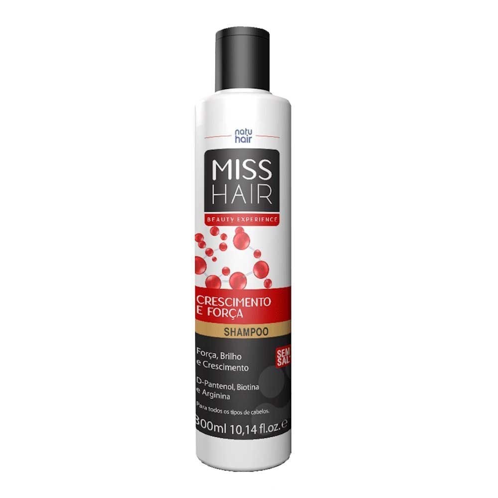 Shampoo Crescimento e Força Miss Hair 300ml | Shopee Brasil