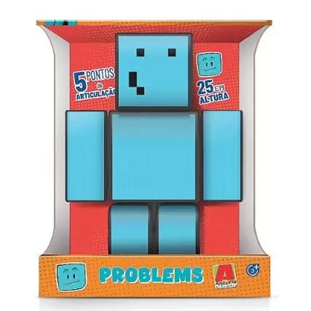 Boneco Problems Gamer Skin Turma do Problems 25 cm Algazarra | Shopee ...
