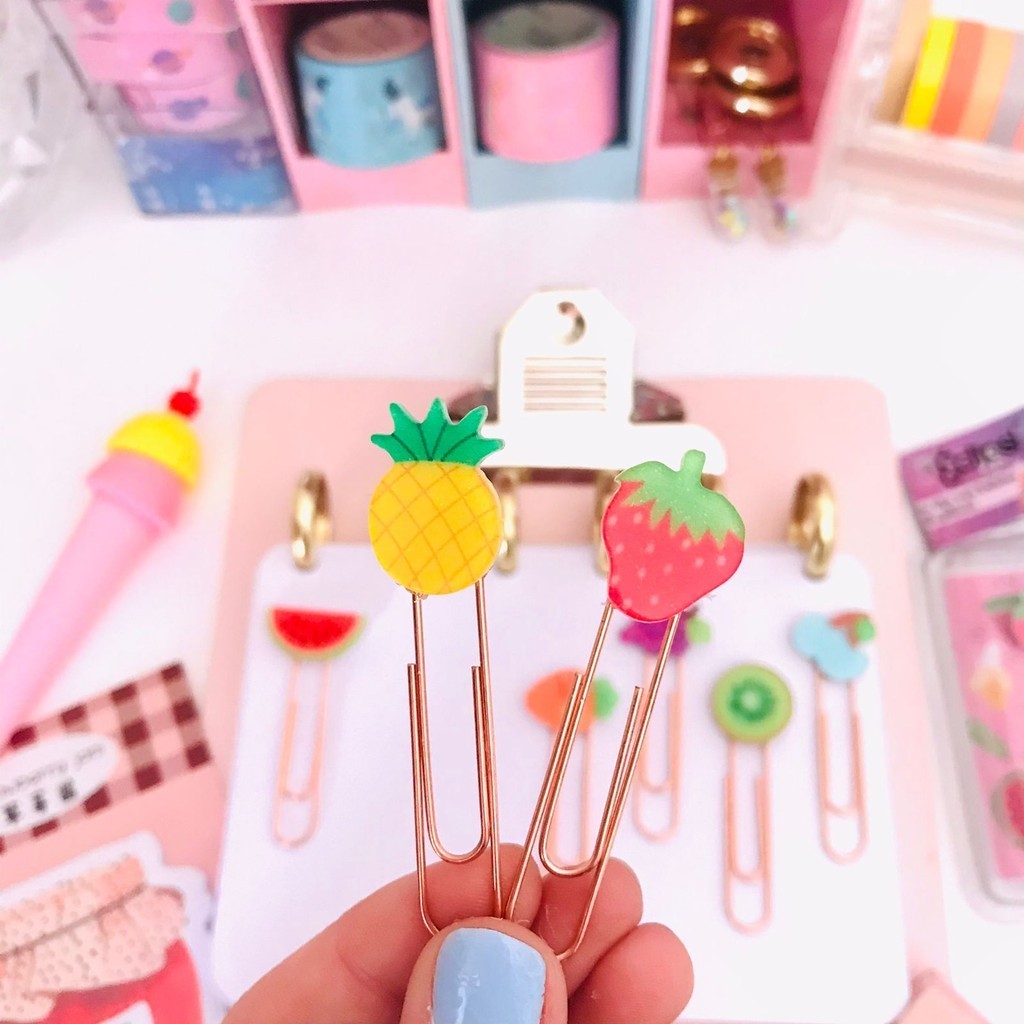 Kit Éclips - Decore o seu caderno com os mais fofos clips! | Shopee Brasil