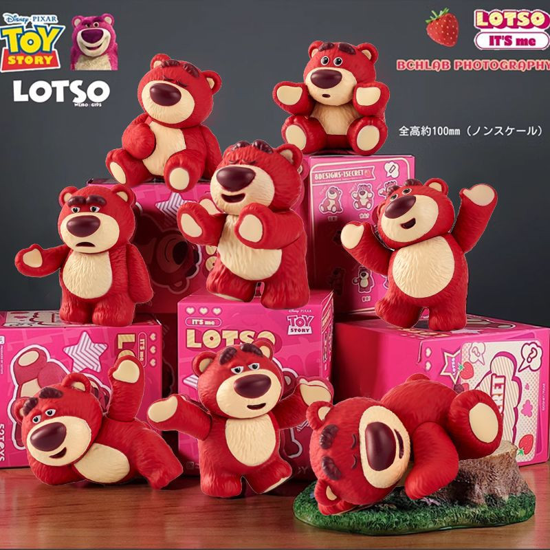 Disney Lotso Party Action Figurines Toy Story Car Decoração De Mesa ...