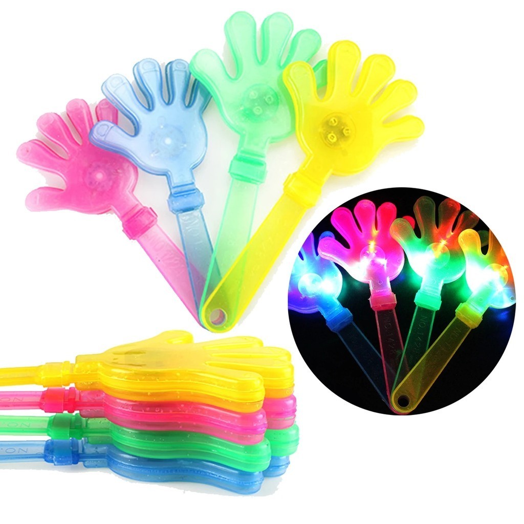 Glow Sticks Hand Clappers LED Light Up Clap Toy Party Atmosfera De ...
