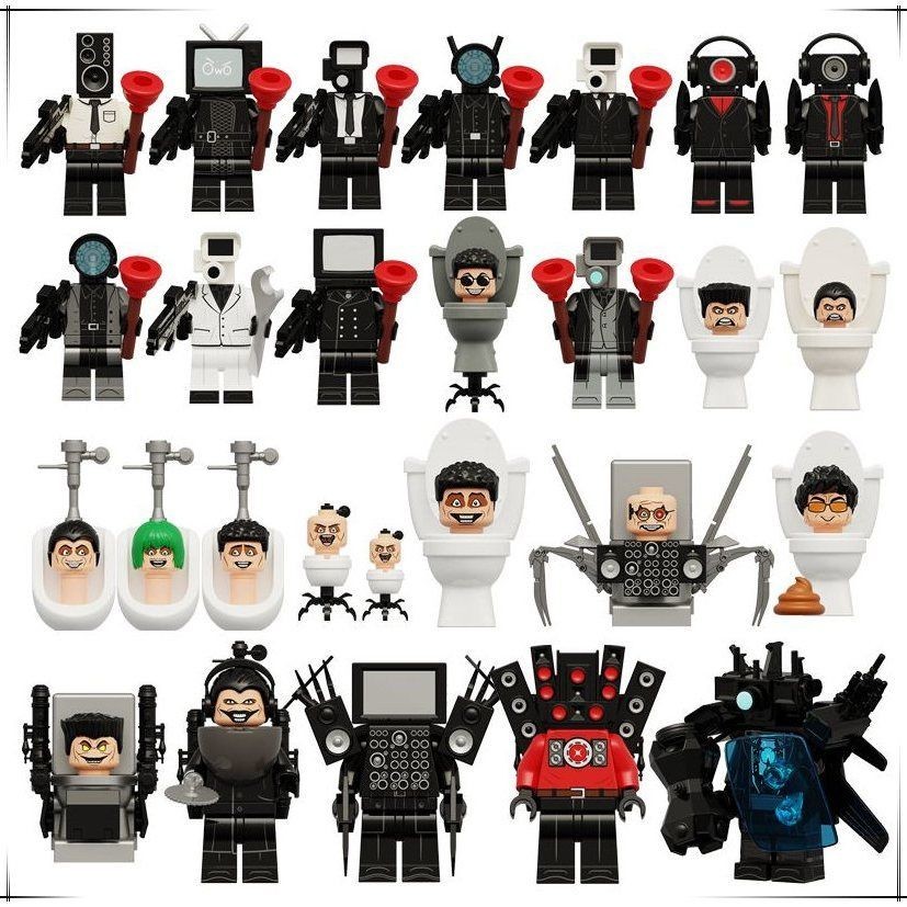 Compatível com Lego Blockwork para montar brinquedos infantis vaso ...