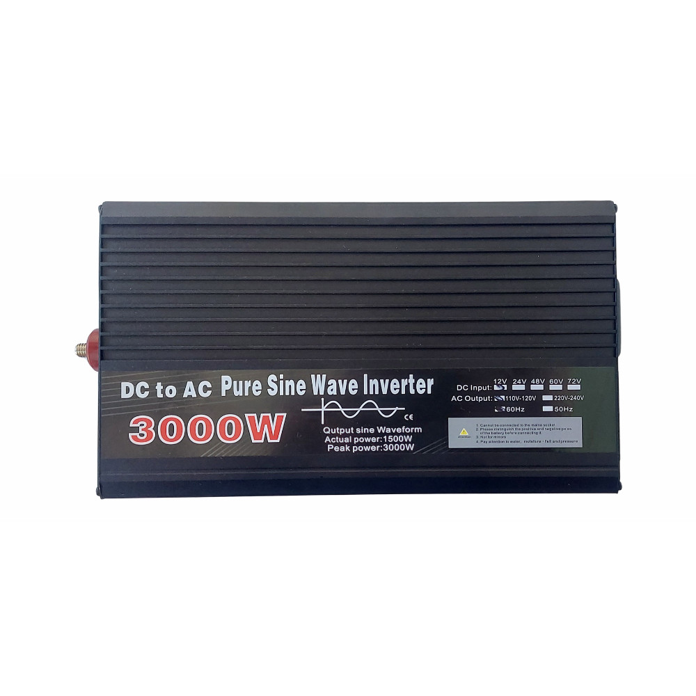 Inversor De Onda Senoidal Pura 12v/110v 60hz 3000w Md Changi | Shopee Brasil