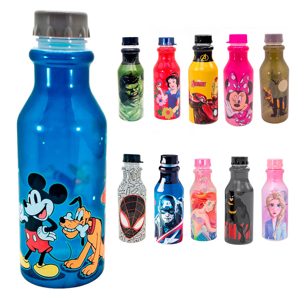 Garrafinha de Água Infantil 500 ML Escolar Plasútil | Shopee Brasil
