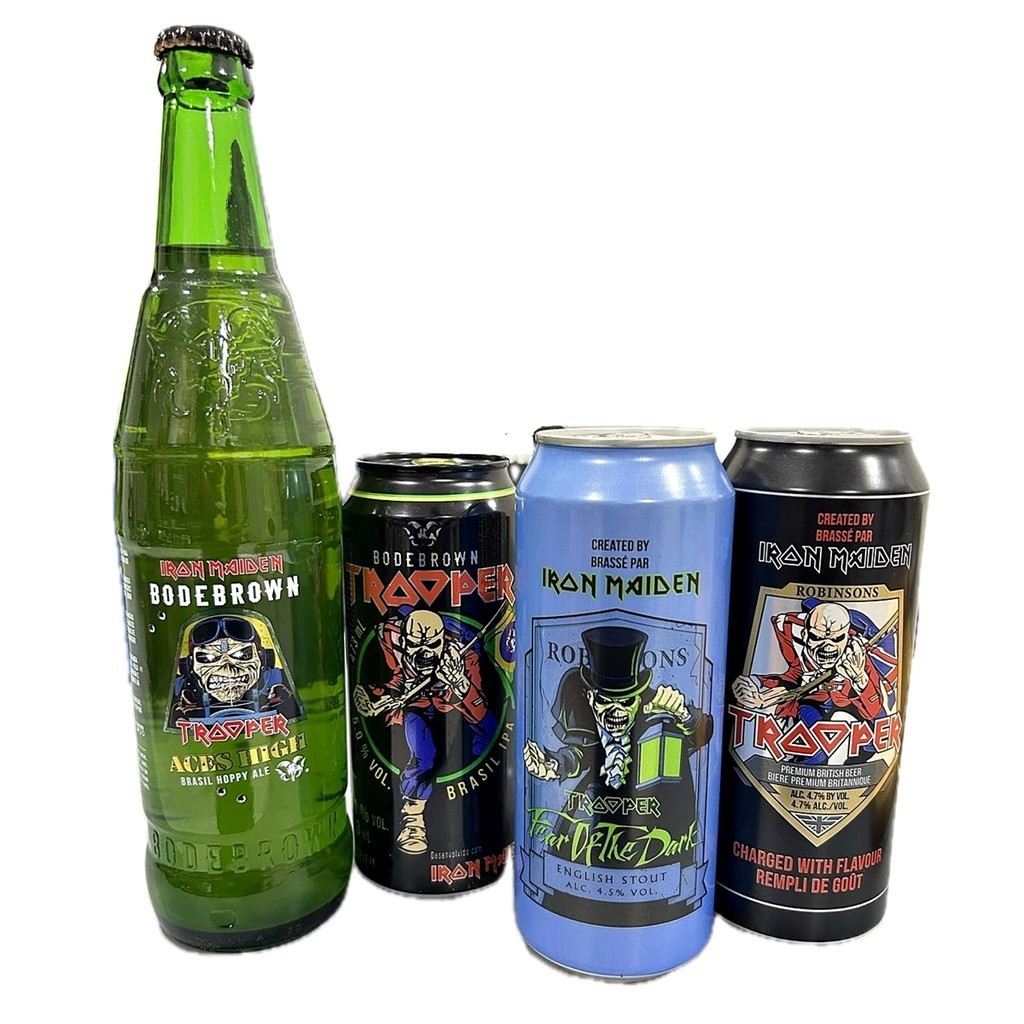 4 Cervejas Iron Maiden Kit Coleção Sabores Especiais Oficial | Shopee ...