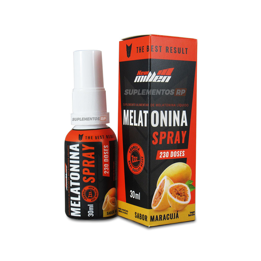 Melatonina Spray 230 Doses - New MIllen | Shopee Brasil