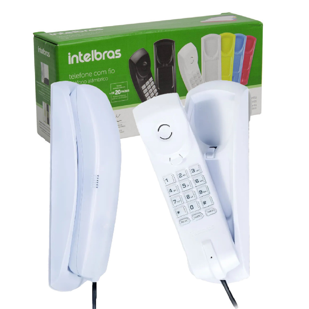 TELEFONE COM FIO TC20 CINZA ARTICO | Shopee Brasil